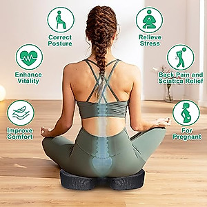 Fitheaven Seat Cushion for Tailbone Pain Relief - Office Chair Cushion