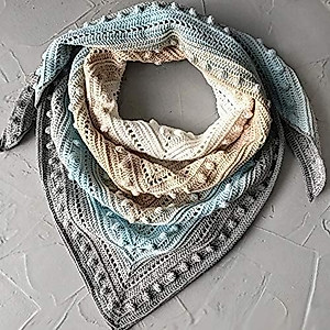 Yarn Art Flowers Yarn 55% Cotton 45% Acrylic 250gr 1094yds Multicolor Cotton Yarn Rainbow Crochet Yarn Spring Summer 2 Sport Yarn (268)