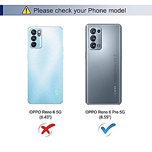 KANVOOS Case for Oppo Reno 6 Pro 5G Wallet Case with Card Holder, PU Leather Flip Folio Case [TPU Inner Shell], Shockproof Cover for Oppo Reno 6 Pro 5G (Rose)