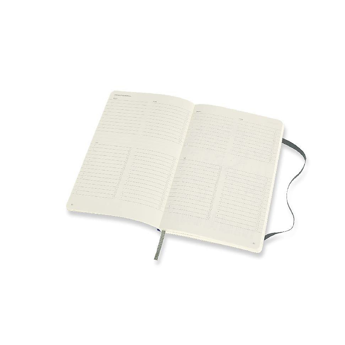 Moleskine PRO Notebook, Soft Cover, Large (5" x 8.25") Professional Project Planning, Forest Green, 192 Pages