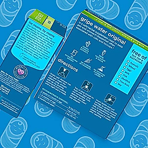 Mommy's Bliss Original Gripe Water, Gas and Colic Relief, Gentle and Safe, Made for Infants, 2 Weeks+, 4 Fl Oz (Pack of 2)