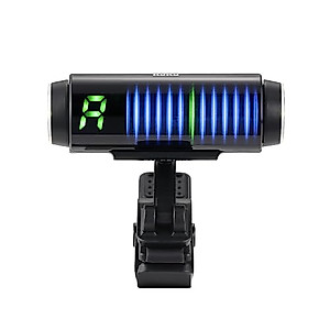 Korg - SH-CS100 Custom Shop Series Sledgehammer Clip-on Guitar Tuner - Black