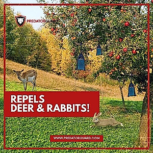 Deer Repel Deer Repellent Plants Pouches - Stop Deer and Rabbits Eating Plants Trees Gardens and Vegetables - 10 Pack Lasts 12 Months - All Natural Ingredients