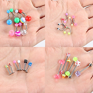JOERICA 115Pcs body piercing