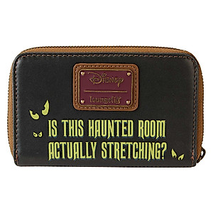 Loungefly Disney Haunted Mansion Stretching Room Portraits Faux Leather Zip-Around Wallet