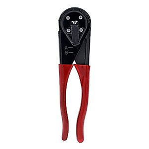 IDEAL INDUSTRIES INC. C24 Four-Way Crimp Tool – Spring Loaded, Fingertip Adjustment Wire Crimper for Two Connector Sizes