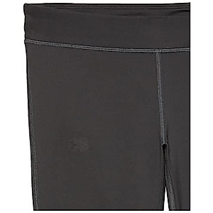 Under Armour Girls' Motion Solid Crop, (010) Jet Gray / / White, Youth X-Large