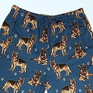 German Shepherd Pajama Pants – Cotton Blend - All Season - Comfort Fit Lounge Pants for Women and Men – German Shepherd Gifts