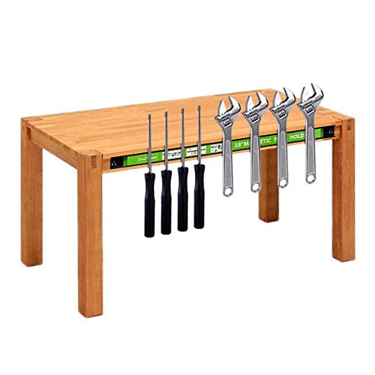 Magnetic Tool Holder 18 Inch 8 Pack Heavy Duty Magnet Tool Bar Strip Rack Wall Mount Green¡­