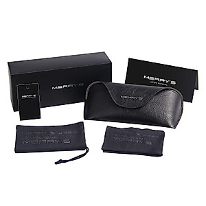 MERRY'S Men Polarized Sunglasses Male Women Outdoor Fishing Sun glasses (Brown, 58)