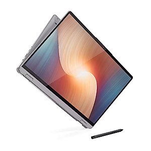 Lenovo 2023 IdeaPad Flex5 16” IPS WUXGA Touch 2-in-1 Laptop 8-Core AMD Ryzen 7 5700U Radeon Graphics 16GB LPDDR4 2TB NVMe SSD WiFi AX USB-C w/DP HDMI Backlit KB Fingerprint Windows 11 Pro w/RE USB