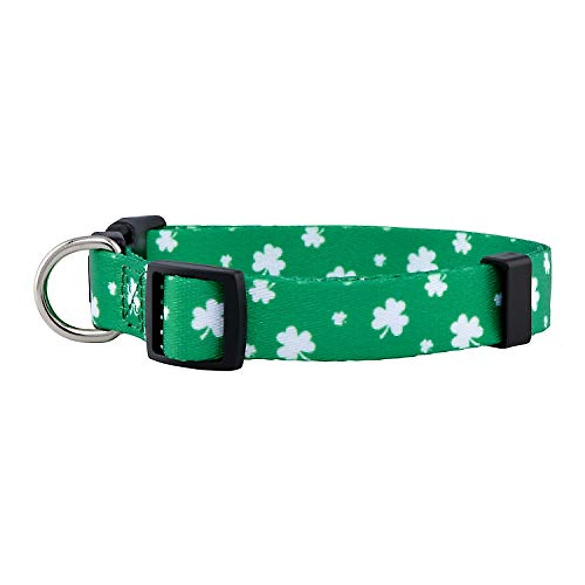 Native Pup St. Patrick's Day Dog Collars (Large, Lucky Shamrock)