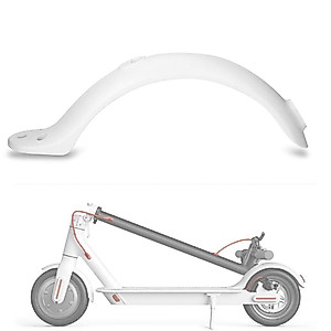 E Bike Fenders Rear Splash Guard Compatible with Mijia M365 Electric Bike (White)