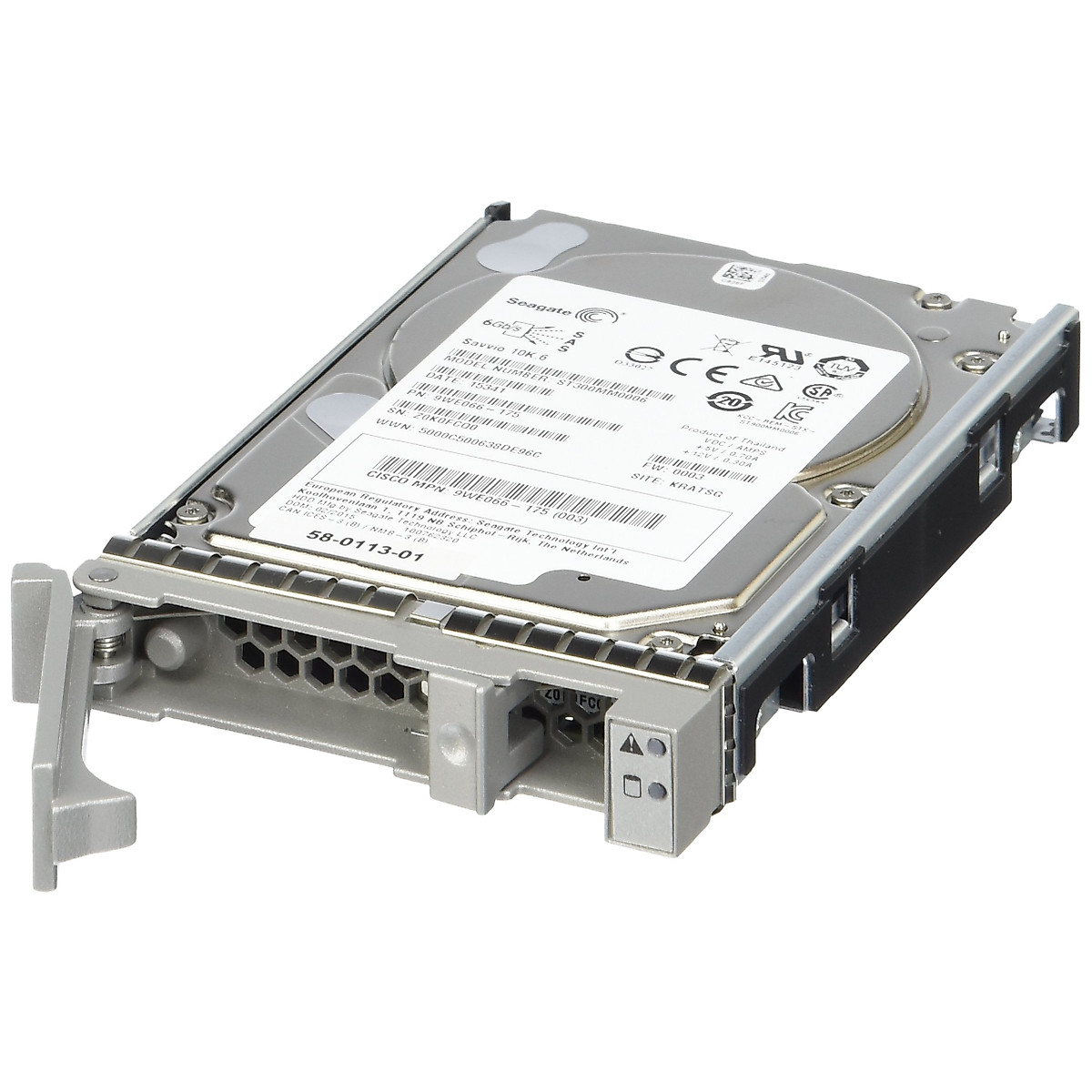 Cisco A03-D300GA2 300GB 10K SAS 6GBPS SFF HDD - 9WE066-175, ST300MM0006, 08-0113-01 (Renewed)