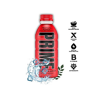 NEW FLAVOR! Prime Hydration Drink Variety Pack - 16.9 fl oz (7 Pack) Packaged by Sivint + 1ST LIMITED EDITION COIN