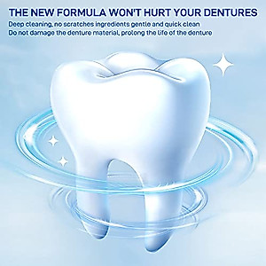Denture Cleaning Tablets - Medical Equipment Cleaning Tablets 5 Minutes Clean Mouth Guard, Night mouthguard -30 Pieces a Box, Small Packaging for Business Travel Convenient to take Out