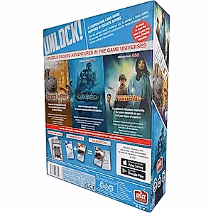 UNLOCK! Game Adventures Card Game - Escape Room-Inspired Cooperative Adventure, Fun Family Game for Kids and Adults, Ages 10+, 1-6 Players, 1 Hour Playtime, Made by Space Cowboys