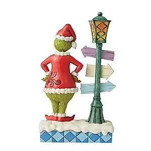 Enesco Jim Shore Dr. Seuss Standing by Lit Lamppost 10.24" Figurine