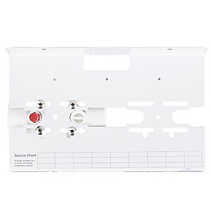 Aquaking 10 Single Cartridge Ice Machine Water Filtration System - 3 GPM - 25 Micron