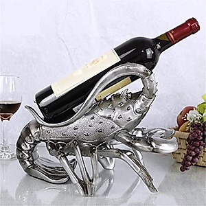 DOUBA Lobster Shaped Wine Rack European-Style Home bar Wine Cabinet Wine Rack Desktop Ornaments