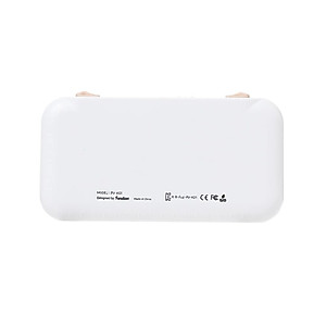 FUNDIAN Bluetooth Pocket Keyboard with Jog Mouse and Audio, White, Remote Wireless Controller Compatible with Smartphone, Laptop, Tablet, Nvidia Shield TV, Xiaomi TV Stick, Mi Box, Fire TV