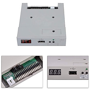 SHIYETA 3.5" USB SSD Simulation Floppy Disk Drive Emulator Plug for Yamaha KORG Keyboard (Gray)