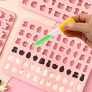 20 Pack Pipettes Dropper liquid droppers 5ml Clear eye dropper Silicone and Plastic Water Droppers with Bulb Tip and Clean Brush