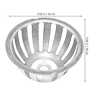 Homoyoyo Roof Drain Dome Drain Stopper Metal Easel Display Stand Basin Filter Basket Sink Strainer Replacement Bath Tub Filter Sink Filter Sink Strainers Floor Drain Plunger Stainless Steel