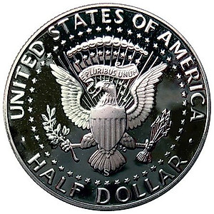 1988 S Kennedy Half Dollar Proof Deep Cameo DCAM Gem US Coin .50