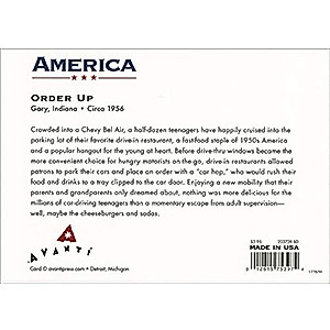 Avanti Women at Drive in Restaurant America Collection Funny/Humorous Birthday Card for Her/Woman