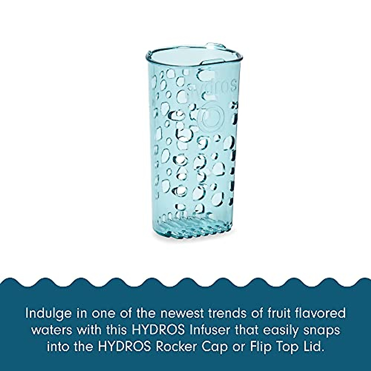 Hydros Aqua Infuser - Water Infuser Insert - Fruit Infuser for Hydros Bottles, Pitchers & Slim Pitcher - Easy To Add & Remove - BPA Free