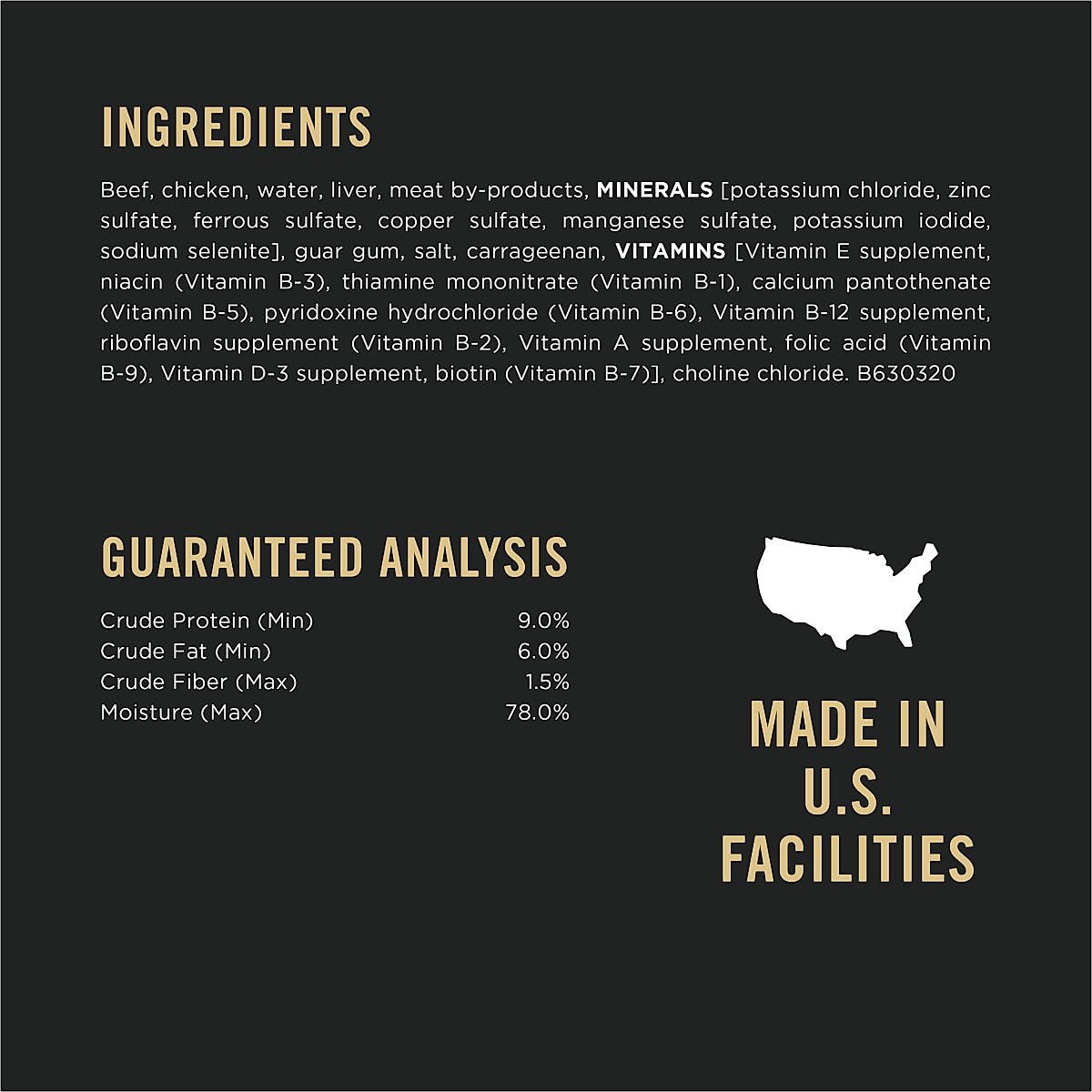 Purina Pro Plan Dog Food Grain Free Classic Pate, Beef and Chicken Entrée - (Pack of 12) 13 oz. Cans