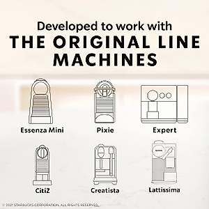 Starbucks by Nespresso Variety Pack Coffee (50-count single serve capsules, compatible with Nespresso Original Line System)