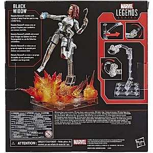 Marvel Hasbro Legends Series 6-Inch Collectible Black Widow Action Figure Toy, Includes 12 Accessories, Ages 4 and Up