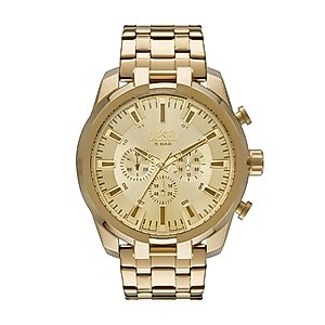 Diesel Split Stainless Steel Chronograph Men's Watch, Color: Gold (Model: DZ4590)