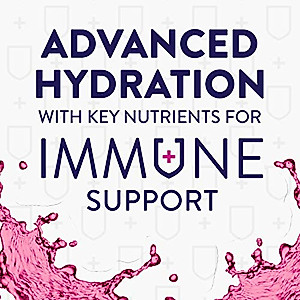 Pedialyte with Immune Support, 36 count, Electrolytes with Vitamin C and Zinc, Advanced Hydration with PreActiv Prebiotics, Mixed Berry, Electrolyte Drink Powder Packets