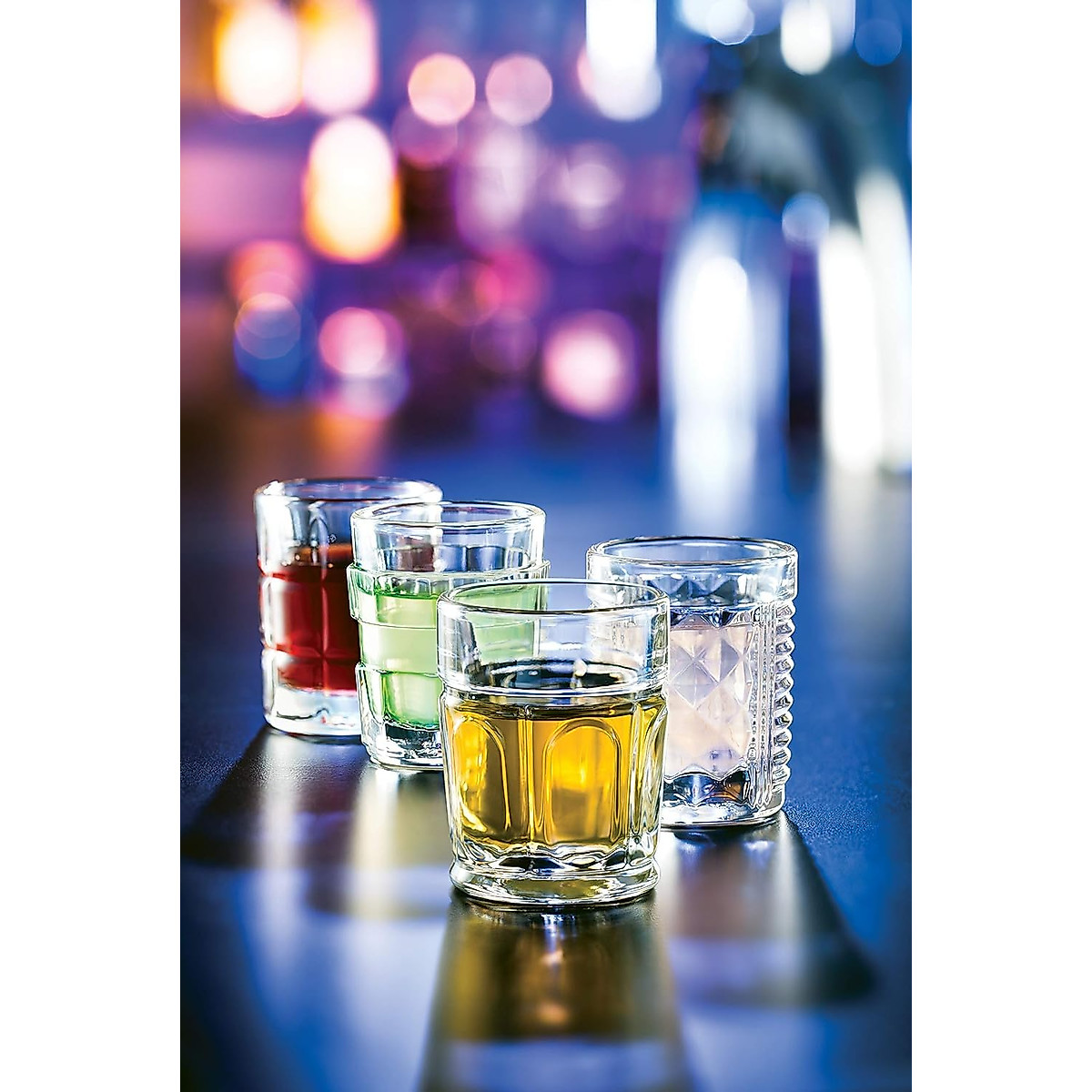 La Rochere Set of 4, 2 oz Barware, Shot Glasses, Drinkware Set, 4 Count (Pack of 1), Clear