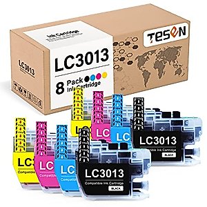 TESEN Compatible LC3013 Ink Cartridge Replacement for Brother 3013 LC 3013 LC3011Use with Brother MFC-J491DW MFC-J497DW MFC-J690DW MFC-J895DW Series Printer (8 Pack, 2Black 2Cyan 2Magenta 2Yellow)
