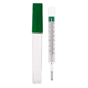 Mercury-Free, Glass, Oral Thermometer C/F