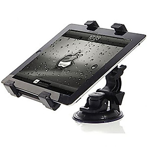 Car Mount Tablet Holder Windshield Swivel Cradle Window Dock Stand Strong Suction Multi-Angle Rotation for Microsoft Surface Go (10") - Microsoft Surface Pro