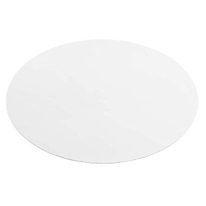 Modway Zinque Oval Modern 42" Dining Table in Gold White