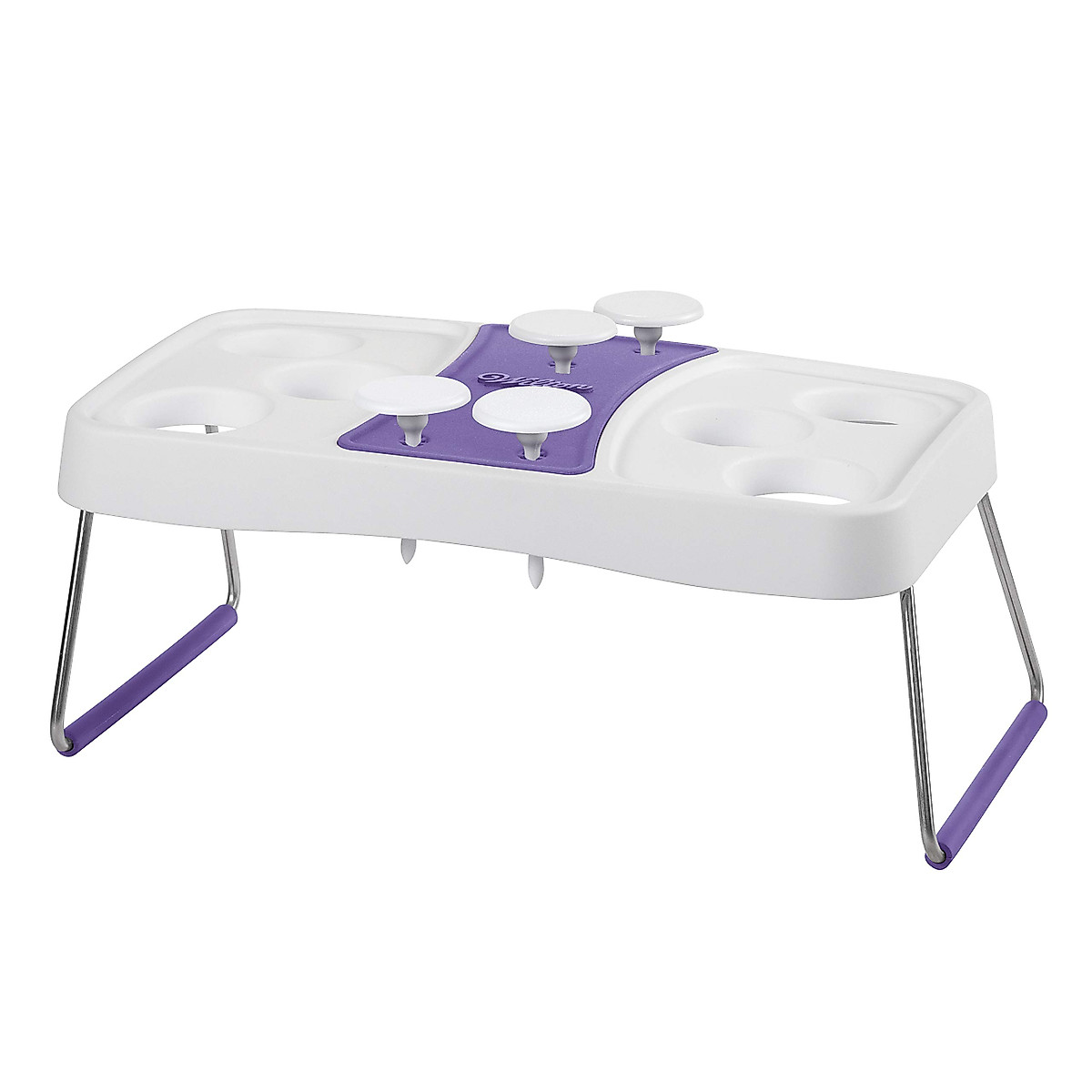 Wilton Decorating Bag Stand - Organize Icing Bags for Easy Reach and Quick Treat Decorating, Holds Flower Nails to Dry Buttercream Flowers, 6-Cavity