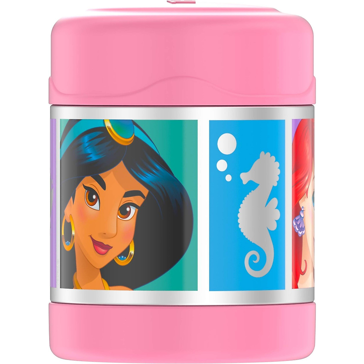 THERMOS FUNTAINER 10 Ounce Stainless Steel Kids Food Jar, Disney Princesses