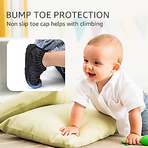 STQ Toddler Shoes for Boys Slip on Sneakers Kids School Tennis Sock Shoes Black Grey Size 5 Toddler