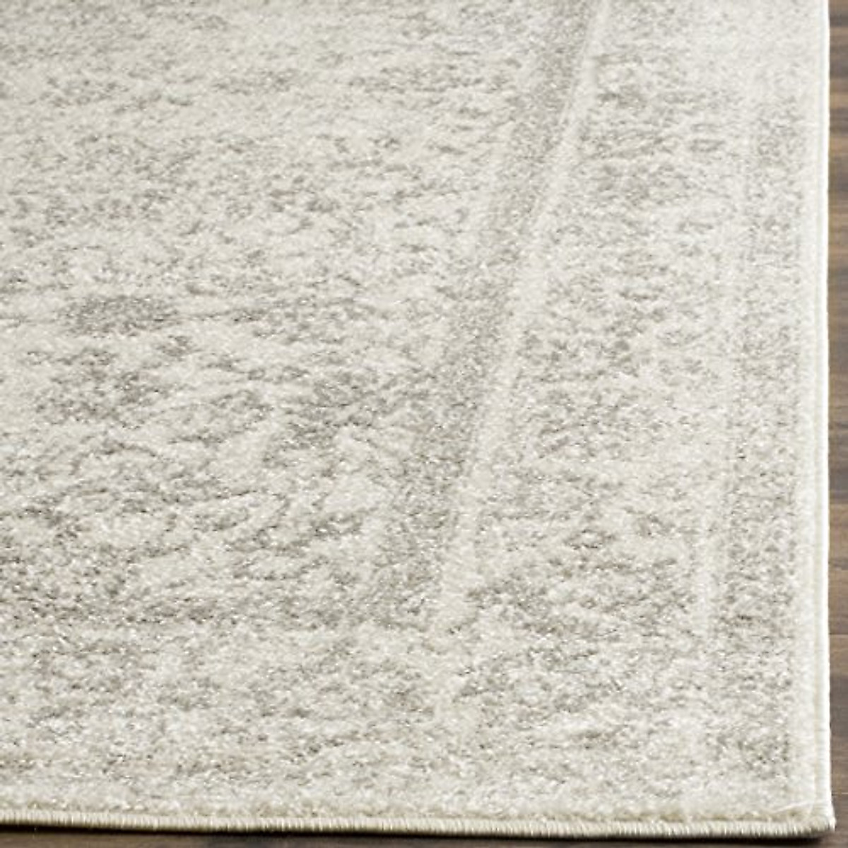 SAFAVIEH Adirondack Collection 10' x 14' Ivory / Silver ADR109C Oriental Distressed Non-Shedding Living Room Bedroom Dining Home Office Area Rug