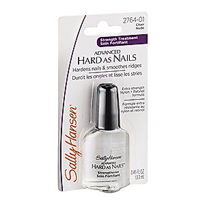 Sally Hansen Hard As Nails With Nylon Nude 0.45 Ounce Blister (13ml) (2 Pack)
