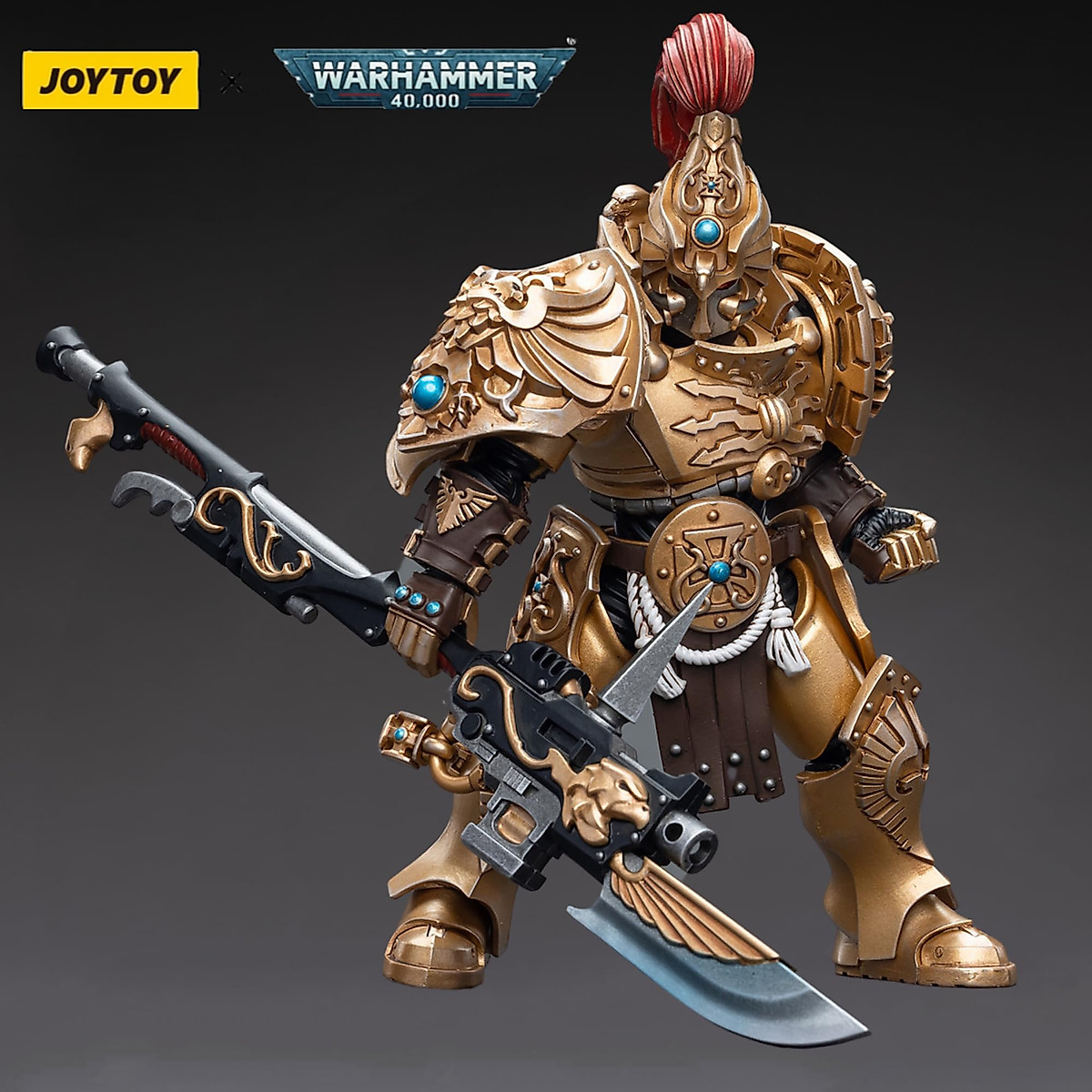 JoyToy Warhammer 40K: Adeptus Custodes Custodian Guard with Guardian Spear 1:18 Scale Action Figure