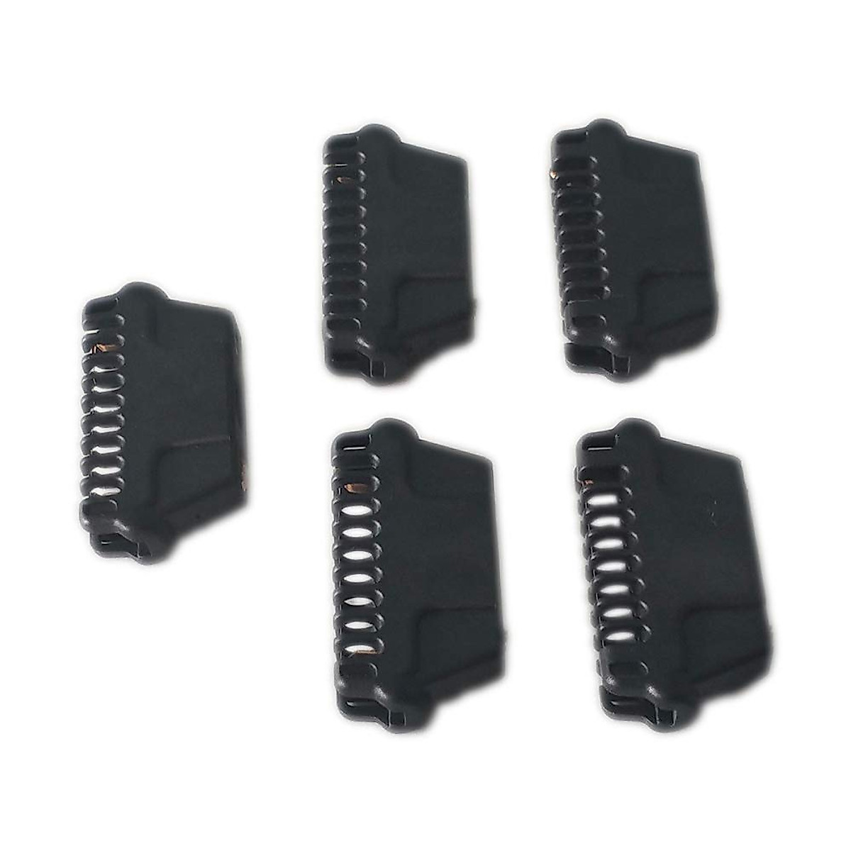 5 Pcs Wide Replacement Thermicon Refill Tips + 2 Small Buffer Refills for Nono Hair Removal Epilator 8800 MINI Pro 3 and Pro 5