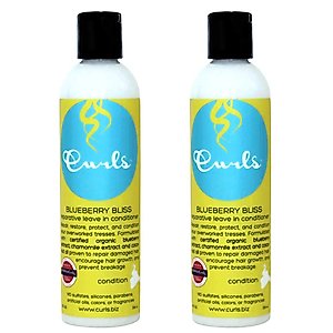 Curls Blueberry Bliss Reparative Leave In Conditioner, 8 Fl Oz (Pack of 2)