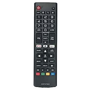 VINABTY Replaced Remote fit for LG TV 70UK6570 86UK6570 75UK6570 43UK6300 49UK6300 50UK6300 55UK6300 65UK6300 43UK6500AUA 50UK6500AUA 55UK6500AUA 65UK6500AUA 43UK6300BUB 49UK6300BUB AKB75375604